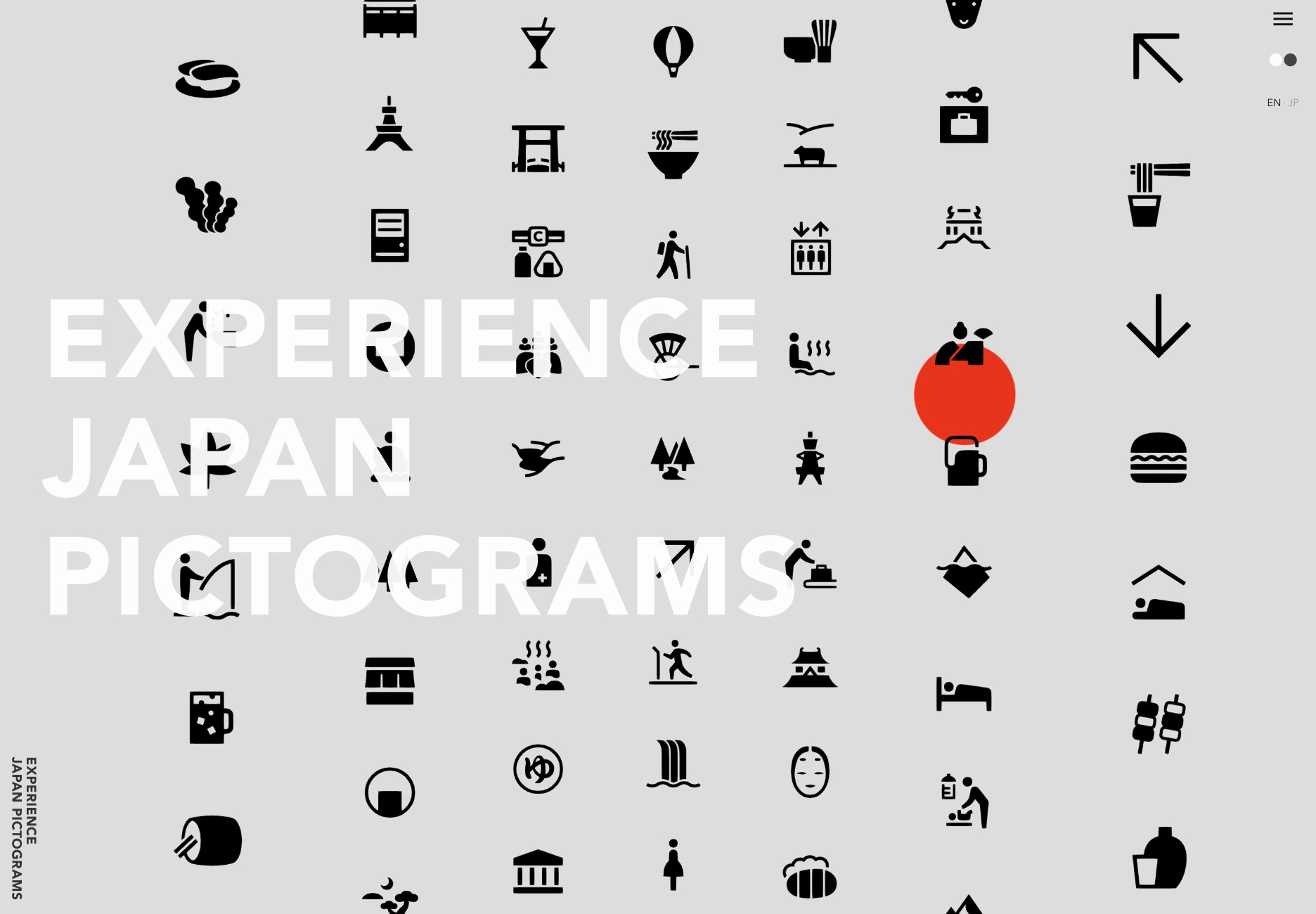 EXPERIENCE JAPAN PICTOGRAMS|Check WebTech